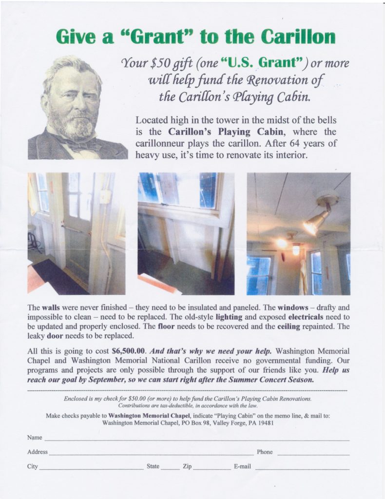 King of Prussia Historical Society | Washington Memorial Chapel’s Bell ...